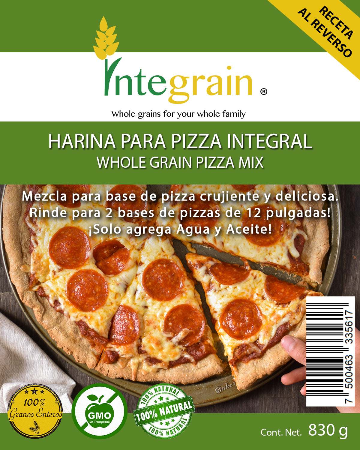 Harina para Pizza Integral – Integrain